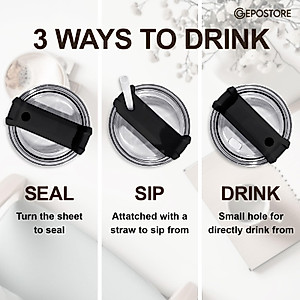 GEPOSTORE Blue Donkey 40oz Tumbler with Lid, Cute Cartoon Character Travel Cup, Birthday Gifts for Movie Lover