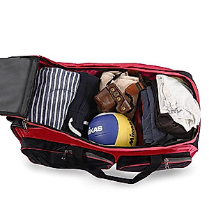 Fila 32" Large Lightweight Rolling, RED, One Size