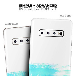 DesignSkinz Hello Summer Blue Watercolor Anchor V2 Protective Vinyl Decal Wrap Skin Cover Compatible with The Samsung Galaxy S20 (Screen Trim & Back Glass Skin)