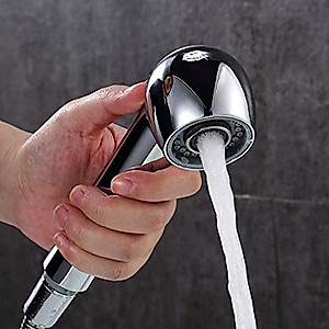 GOTOTOP Kitchen Faucet Bathroom Tap 3-Functions Pull-Out Faucet Nozzle Sink Faucet Spray Head Sprayer Spout Setting Replacement Part Hot for Personal Hygiene