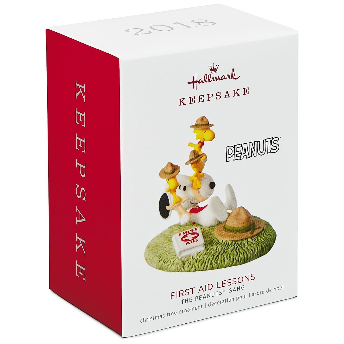 Hallmark Keepsake Christmas Ornament 2018 Year Dated, The Peanuts Gang First Aid Lessons