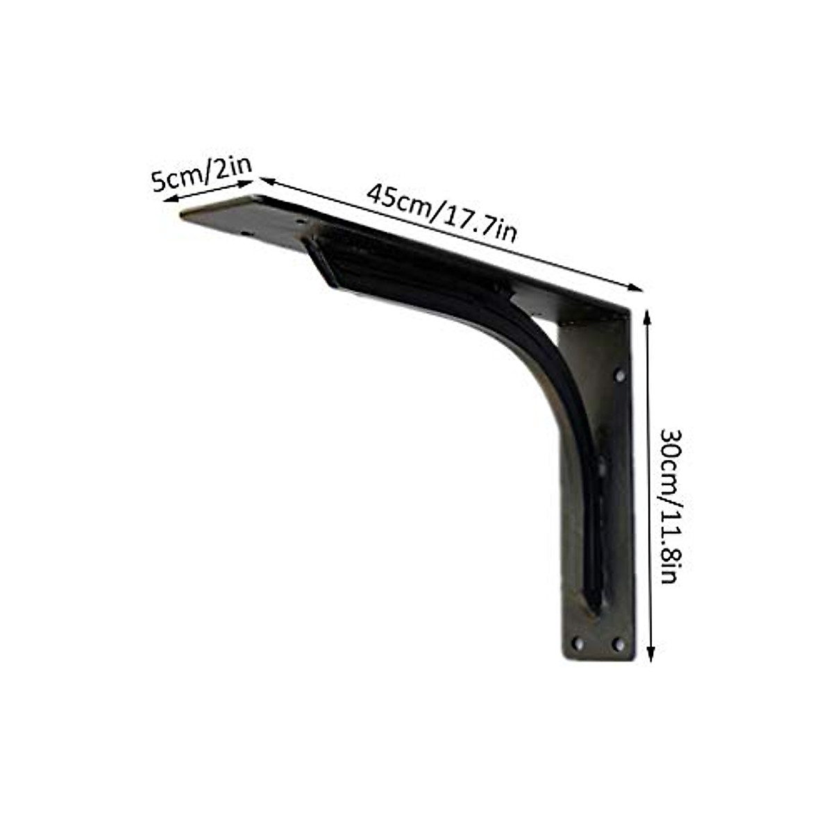 Edge Corner Protectors,Furniture Angle Brace,Shelf Bracket,Wall Mounted Brace Support,Floating Heavy Duty Metal Iron L-Shaped Triangle,Furniture TV Cabinet Desk Bar Counter Right Angle Shelf Supports,