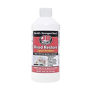 J-B Weld 40001 Wood Restore Liquid Hardener - 16 oz., Original Version