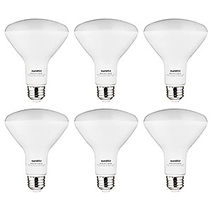 Sunlite 41176 LED BR30 Recessed Bulb, 10.5 Watt (65w Equivalent), 800 Lumens, Medium E26 Base, Dimmable Flood, UL Listed, 3000K Warm White, 6 Count