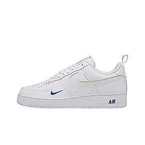 Nike Air Force 1 '07 LV8 Reflective Swoosh (us_Footwear_Size_System, Adult, Men, Numeric, Medium, Numeric_10) White