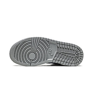 Jordan Nike Women's Air 1 Low UNC Basketball Shoe, Stealth/French Blue-white, 7