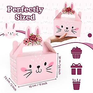 24 Pack Woodland Animals Party Favors Boxes - Forest Theme Goodie Bags for Kids, Perfect for Baby Shower, Woodland Birthday Party Decorations & Supplies, 6x3x3.5 Inches