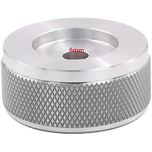 Szliyands 35 x 16 mm Solid All-Aluminum knob High-Precision CNC Machining Bile Amplifier Volume Potentiometer knob Cap (Silver)