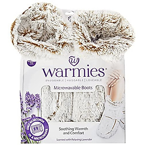 Warmies Men's Slipper boots, Beige, 1 Pair (Pack of 1)
