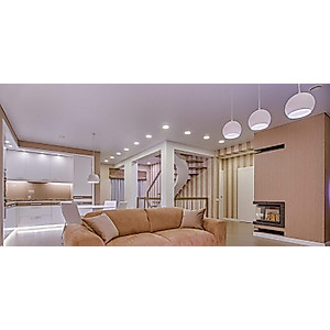 TCP L9A19D1541K4 LED 60 Watt Equivalent | Light Bulbs, A19 Shape, Cool White, 4 Count