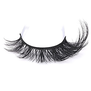 False Eyelashes Wispy Lashes Natural Look Fake Eyelashes Cat Eye Lashes Mink Fluffy Strip False Lashes Fox Eye Lashes Pack 7 Pairs ALICROWN