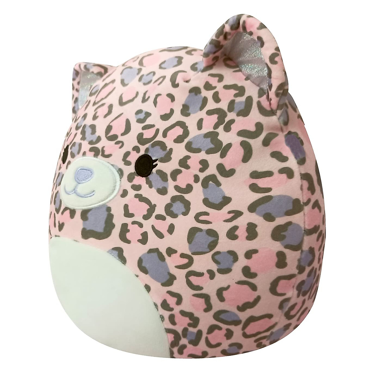 Squishmallows Original 12-Inch Dallas Pink and Purple Leopard - Medium-Sized Ultrasoft Official Jazwares Plush