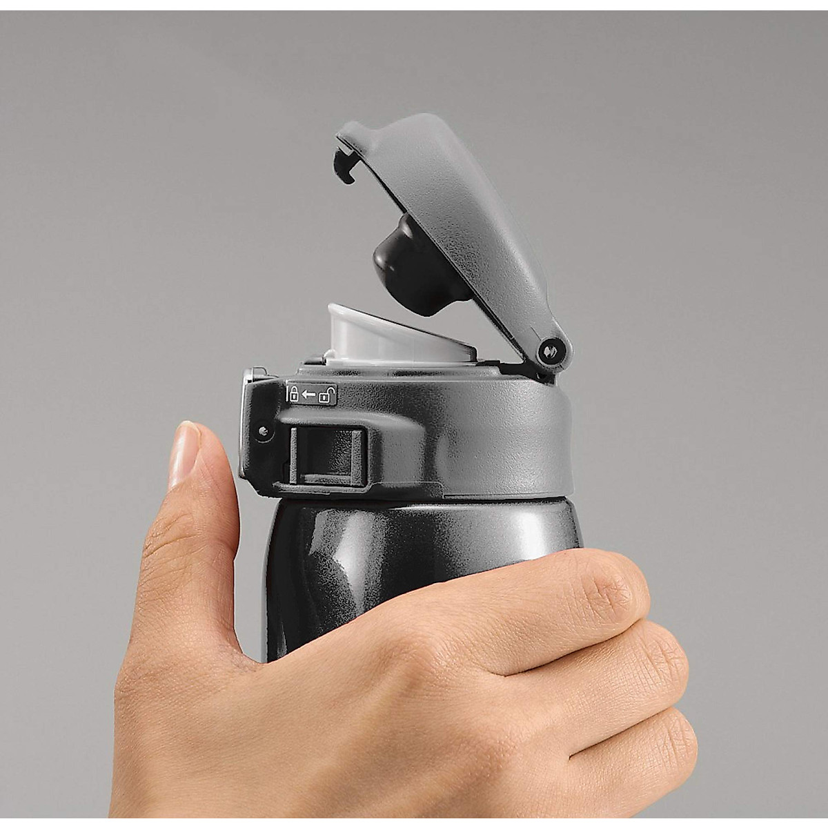 Zojirushi Stainless Steel Mug, Black, 16 Ounce