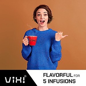 VIXI Black Tea Loose Leaf, Vietnam's Mountain Tea, Taste Better Than Tea Grown on Farm, 100% Natural from Ancient Tea Tree for Hot and Cold Brew (Vietnamese Tea, 8.00 Oz)