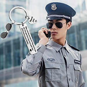SEIRAA Security Guard Gift You Make a Difference Keychain Appreciation Thank You Gift for Safety Officer Security Officer (Security Guard keychain)
