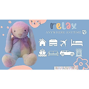 Huggable Happiness Weighted Stuffed Animals | Weighted Plush Toy for Anxiety, Calm and Comfort | Therapeutic Sensory Weighted Plushies Animal | Cute Stuffed Animals | 18in - 3lb