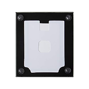 Black Glass Photo Coasters - Set of 4