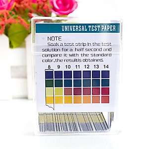 PH Test Strips, PH Paper 0‑14 Scientific Range Precise for Soil Laboratory