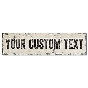 Rustic Custom Metal Sign - Custom sign for indoor or outdoor use.
