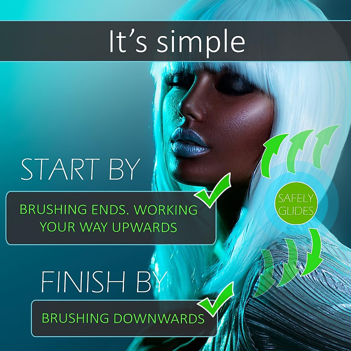 RemySoft One Twenty Three Loops - Loop Brush - Safe for Hair Extensions, Weaves and Wigs