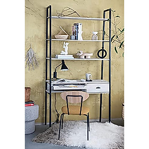 Bloomingville Natural Modern Marble Office and Home Contemporary Shelf and Table Décor Set of 2 Bookends, Beige, 2