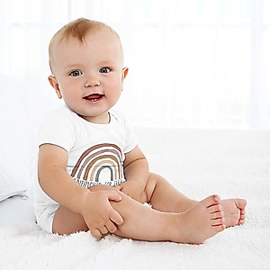 SILYHEART Funny Handpicked for Earth by My Grandma in Heaven Cotton Baby Bodysuit Cute, White, 3months (baby-B-9.7)