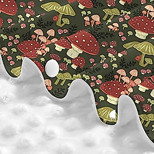 Baby Car Seat Covers for Babies–Carseat Cover Girls,Multiuse Nursing Covers for Breastfeeding,Car Seat Canopy for Boys,Infant Car Seat Cover Winter Blanket.（Mushroom）