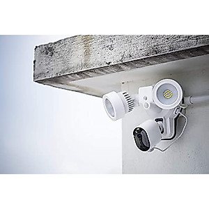 Wasserstein 3-in-1 Wired Floodlight, Charger and Mount Compatible with Arlo Pro 3/Pro 4 & Arlo Ultra/Ultra 2-2000 Lumens Floodlight (White) (Arlo Camera NOT Included)
