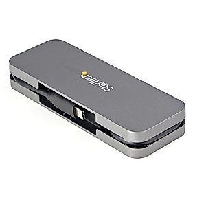 StarTech.com 4 Port USB C Hub - 4X USB-A - 5Gbps USB 3.0 Type-C Hub (USB 3.2/3.1 Gen 1) - Bus Powered Portable USB-C to USB-A Adapter Laptop Hub - 11.2" (28.5cm) Cable w/Cable Management (HB30CM4AB)