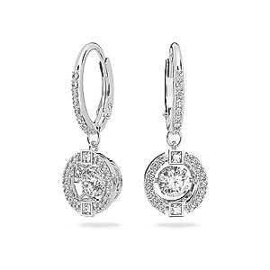 Swarovski Sparkling Dance Pierced Earrings Cz White One Size