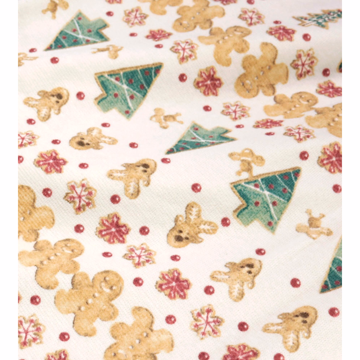 Burt's Bees Baby Baby 1-Piece Family Jammies Matching Holiday Organic Cotton Pajamas, Gingerbread Fair Isle, 3-6 Months