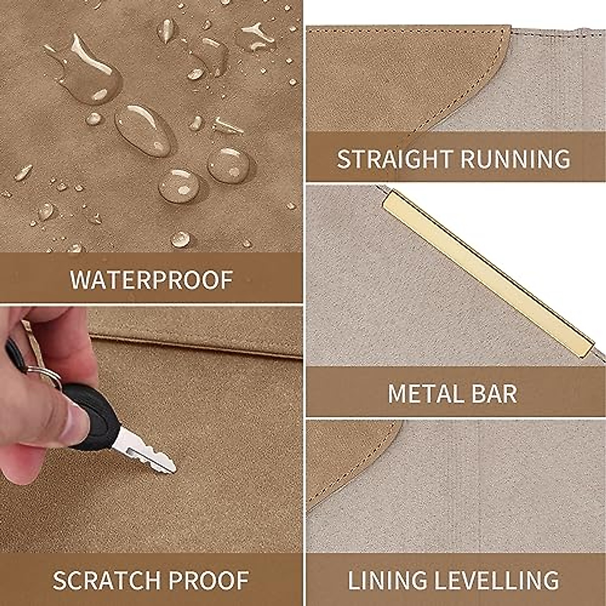 KALIDI 13.3-14 inch Laptop Sleeve Case Faux Suede Leather for 13.3 13.5 13.6 14 inches MacBook Air Pro Retina 13"-14" Surface Pro with Pouch