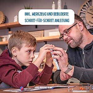 Eitech Crane and Windmill Construction Set and Educational Toy - Intro to Engineering and STEM Learning, Steel (10005-C05)