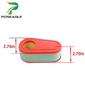 POSEAGLE 3 Pack 795066 Air Filter Replaces 795066, 796254 for 775, 775EX, 800, 800E, 825E, 850, 850E, 875EX, 950E Series Engine and HD775HW, HU775AWD, HU775BBC, HU775H, HU775HW Lawn Mowers