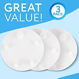 Impresa 3 Pack Replacement for Vormax Toilet Tank Silicone Flapper Seal Gasket 3’’ - American Standard 7381424-100.0070A