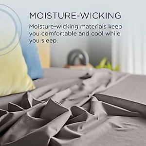 TEMPUR ProAir Sheet Set Cool Gray - Split King