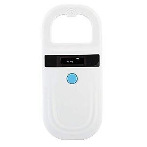 Pet Microchip Reader, ID Scanner Rechargeable Handheld Animal Chip Registration Pet Tag Scanner for Animal Pet Pig Dog Cat