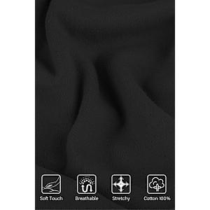 Resinta Cotton Girls' Thermal Underwear Set Girls’ Top and Long Johns Winter Base Layer Top & Bottom (1, Black, 5-6 Years)