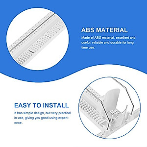 UPKOCH Soda can Organizer Drink Organizer Can Dispenser Automatic Pusher Glide Soda Can Rack Beverage Storage Holder Bottled Water Organizer for Refrigerator White Beverage Dispenser