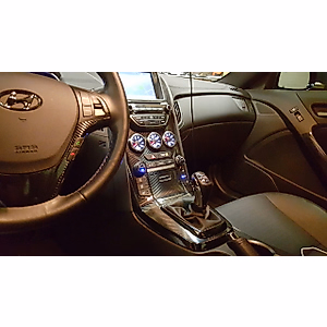 VViViD Epoxy High Gloss Carbon Fiber Architectural Vinyl Wrap (1ft x 5ft, Black) Interior Use Only