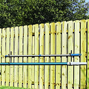 Pool Pole Hanger Aluminum Alloy Brushes Hooks Garden Tool Hooks Swimming Pool Pole Hanger Telescopic Poles Holder Swimming Accessories - Black 4PCS.