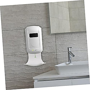 CALLARON 2pcs Water Tray Plastic Cup Holder Liquid Hand Soap Wall Soap Dispenser Automatic Soap Dispenser Tray Fabric Softener Drip Tray Container Foam Floor Laundry Abs Hand Use White Beer