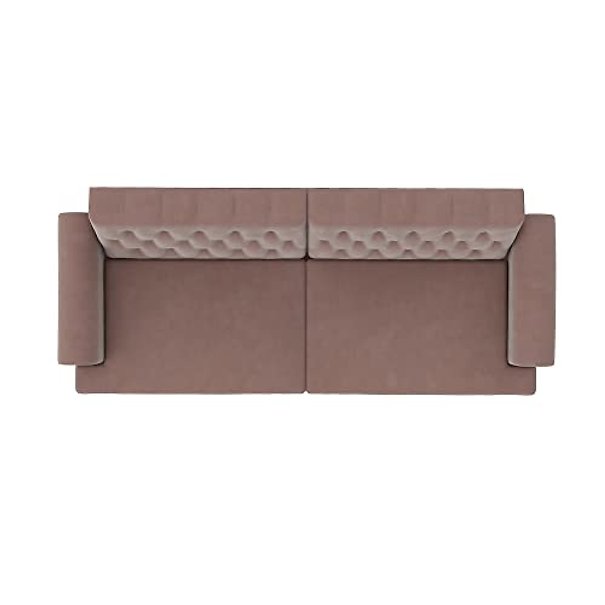 Novogratz Cassidy Upholstered Futon, Blush Velvet