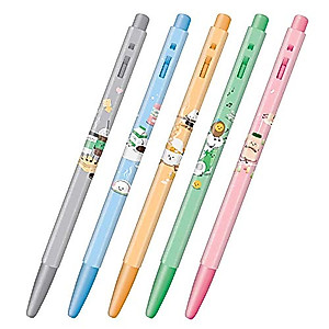 MONAMI 153 Yummy Ballpoint pens 0.5mm 5 Body colors Ink 5 colors