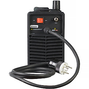 Lotos Supreme LTP5500D Non-Touch Pilot Arc Digital Plasma Cutter, Dual Voltage 110V/220V, 3/5 inch Clean Cut, Brown