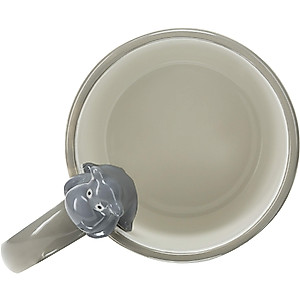 Pavilion Gift Company You're Kind Of A Big Deal-Hippo Gray 17oz Dolomite Coffee Cup Mug, 1 Count (Pack of 1)