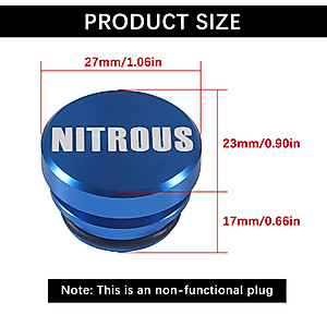 DWEII 1PCS Aluminum Dustproof Plug Billet Button Plugs, Standard 12-Volt Replacement Accessories, Car Novelty Button Lighter Anodized Aluminum Car Decoration Fits Most Automotive Vehicles