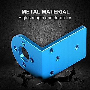 Dilwe RC Motor Base, Metal L Shape Motor Mounting Holder Seat Base for 370 380 390 2030 2040 2435 Motors