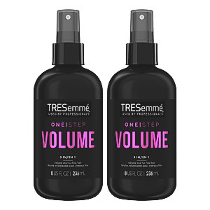 TRESemmé One Step 5-in-1 Volumizing Hair Styling Mist 2 Count For Fine Hair Hair Care Product for Soft, Weightless Volume 8 oz