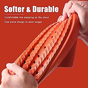 rosyclo Cloud Slippers for Women and Men, Massage Shower Bathroom Non-Slip Quick Drying Open Toe Super Soft Comfy Thick Sole Home House Cloud Cushion Slide Sandals for Indoor & Outdoor Platform Shoes
